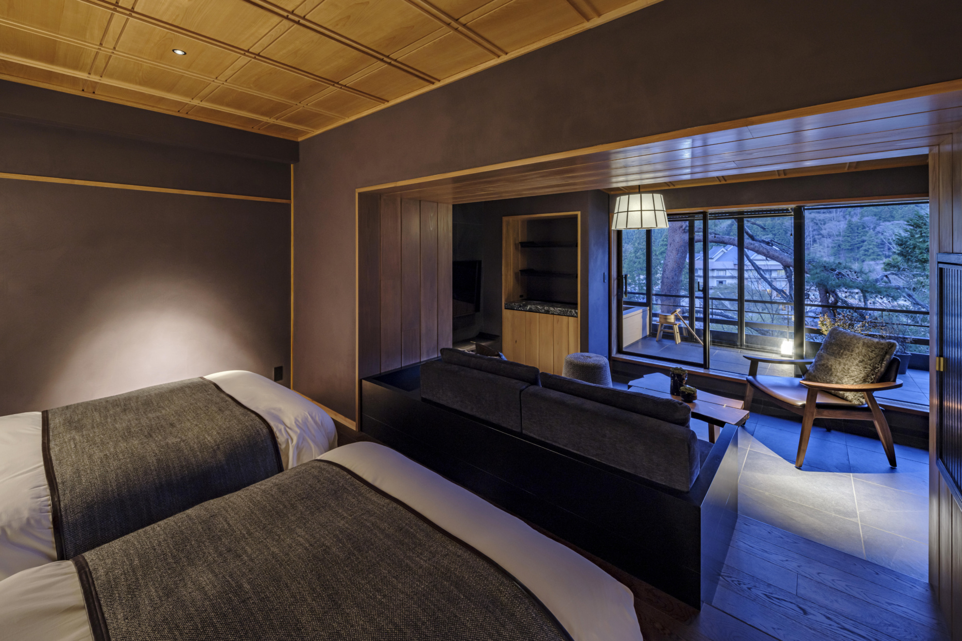 GUEST ROOMS [SUITE] -SEKIZENKAN- | DESIGN STUDIO CROW