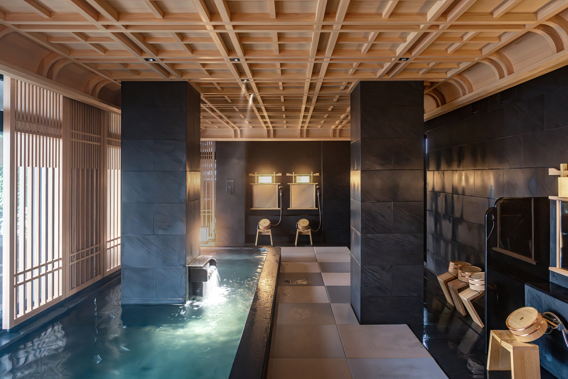 PUBLIC BATH -KOJYOKAN- | DESIGN STUDIO CROW